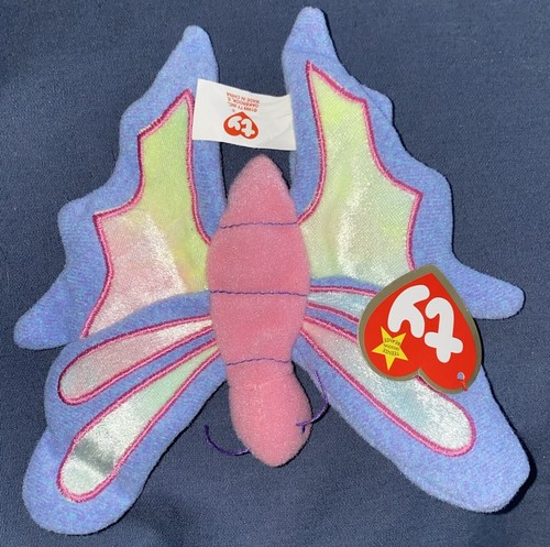Ty Teenie Beanie Babies 2000/1999TT Flitter the Butterfly #8. McDonald ...