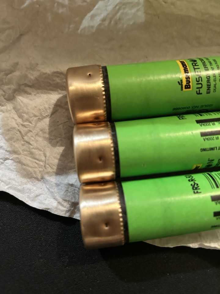 Bussmann FRS-R-50 Amp Fuses Class RK5 600 Volts Qty-3 | eBay