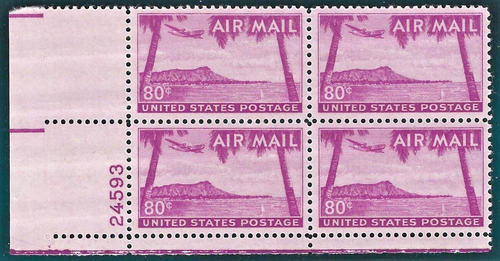 US Scott C46 Lower Left Plate Block (4) MNH VF+ FREE USA SHIPPING | eBay