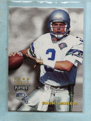 RICK MIRER - 1995 Playoff Absolute - #81 - Seahawks - Comb. Shipping | eBay