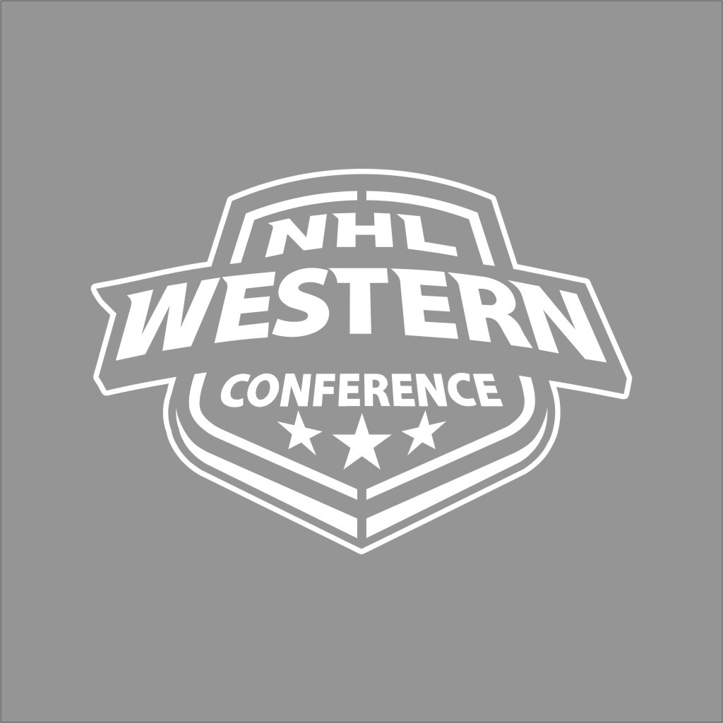 NHL Western Conference Logo 1 Color Vinyl Decal Sticker Car Window Wall ...