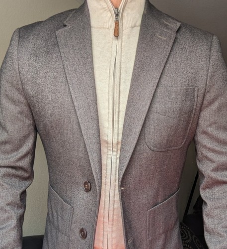 Perry Ellis Sport Coat Brown size 38s | eBay