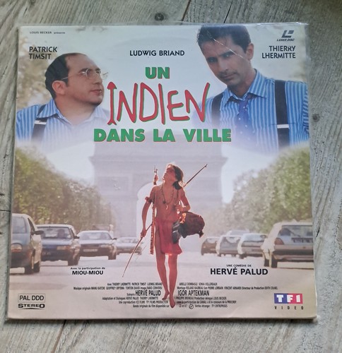 Laserdisc Un indien dans la ville laser disque film vintage vinyle ...
