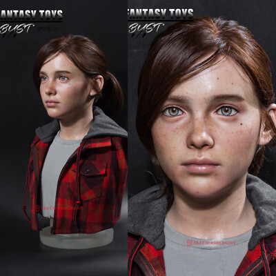 YJStudios THE LAST OF US Ellie 1:1 Life Size Bust Statue Model | eBay