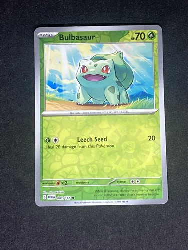 NM Bulbasaur 1/165 Sv: Scarlet & Violet 151 Reverse | eBay