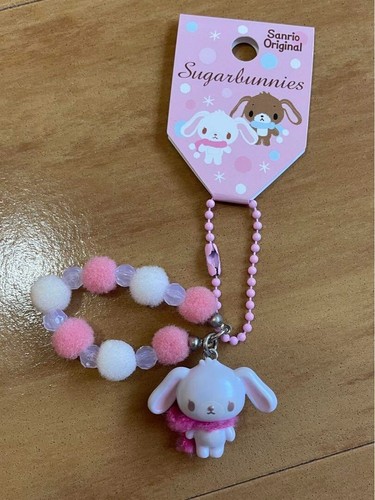 Sanrio Sugar Bunnies Shirousa Winter Mascot Keychain 2007 Unused | eBay