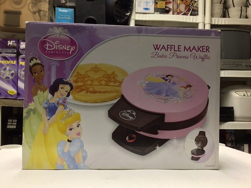 Disney Princess Pink Waffle Maker Iron Cinderella Tiana Snow White ...