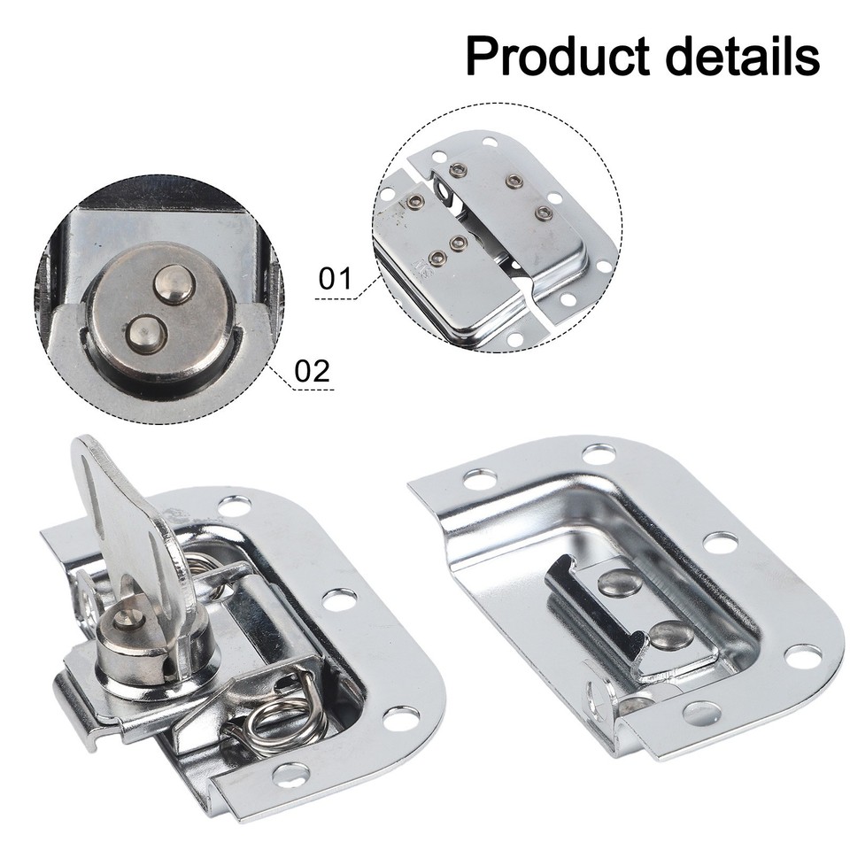 Long Lasting Butterfly Latch Hardware 1 Pc For Wooden Box Metal Silver ...