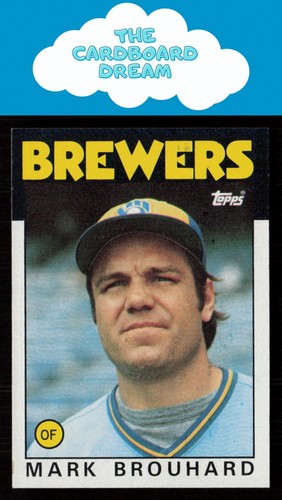 Mark Brouhard 1986 Topps #473 Milwaukee Brewers Baseball Card | eBay