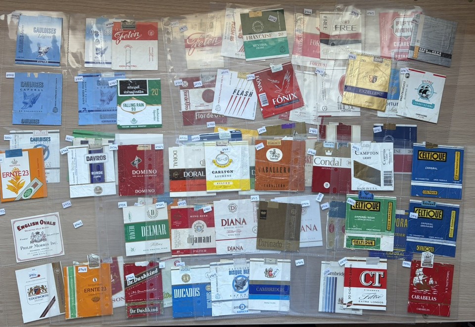 Approx 430 Different Soft Cigarette Packets Inc Laika Celtas North ...