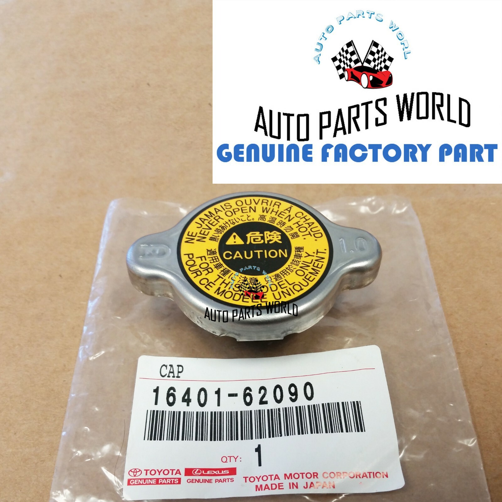 GENUINE TOYOTA RADIATOR AVALON CAMRY SIENNA ES300 ES330 WATER CAP 16401 ...