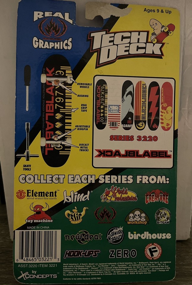 Vintage Tech Deck Black Label | eBay