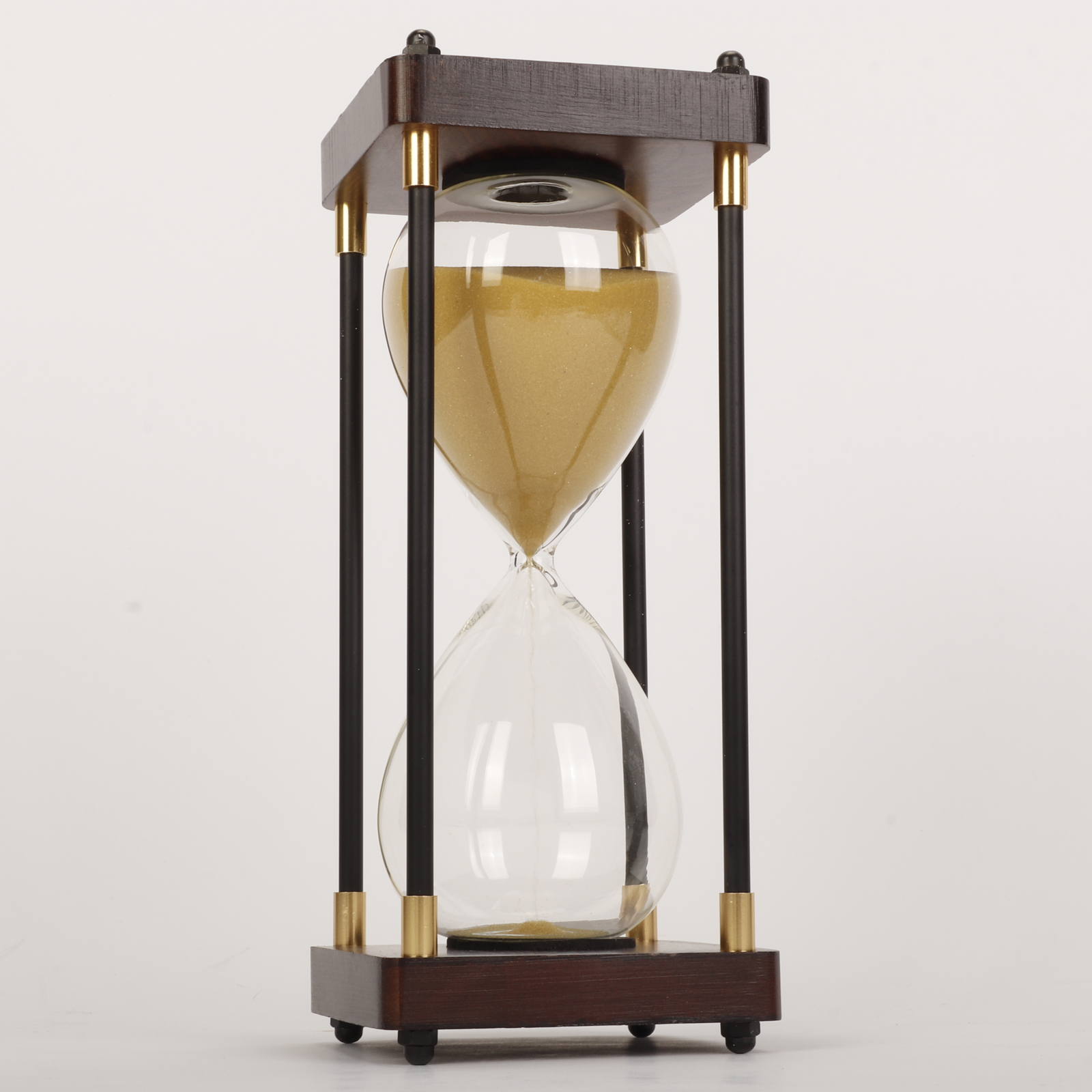 60Min Hourglass Sand Timer Wooden Sand Clock Table Decorative Wooden ...
