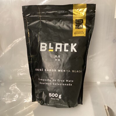 Yerba Mate Brazilian, Mint Flavor 100% Natural Premium Gourmet Gold ...