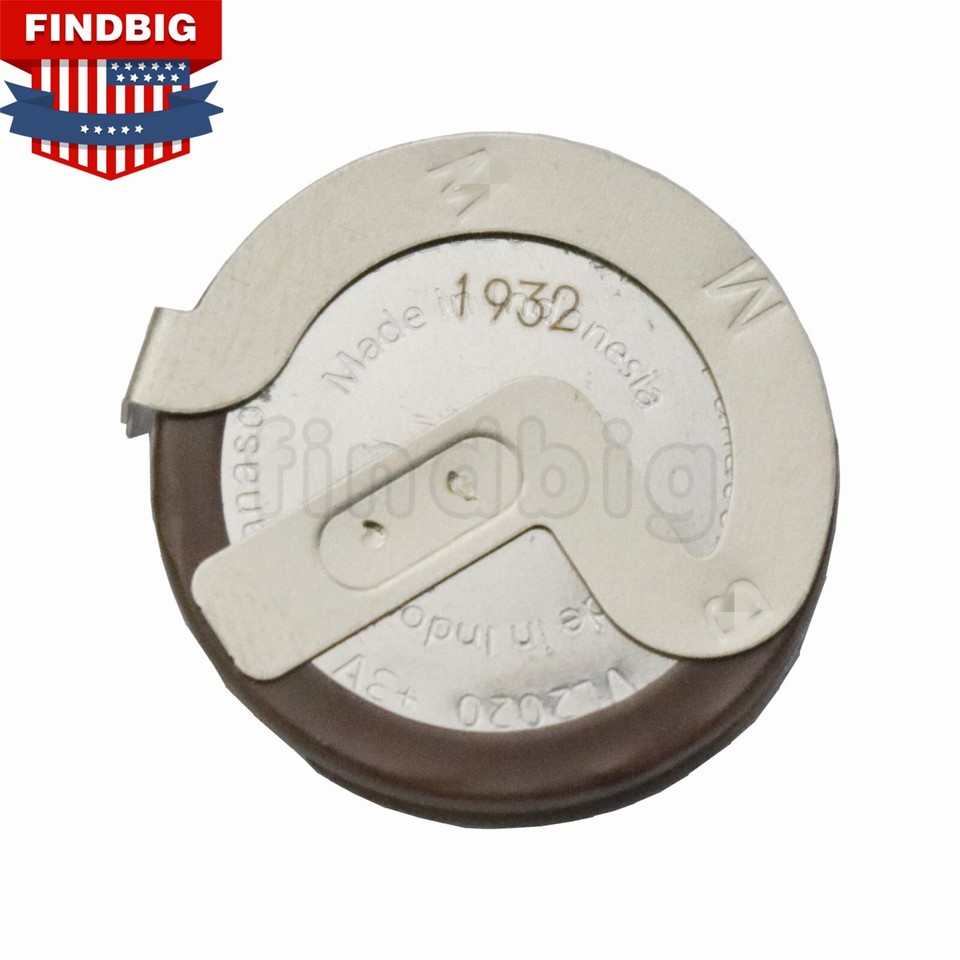 2Pcs Remote Key Fob Rechargeable Battery VL2020 3V for BMW E39 E46 E60 ...