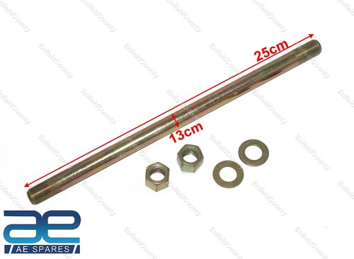 For Royal Enfield Bullet Foundation Rear Suspension Axle & Nut AEs | eBay