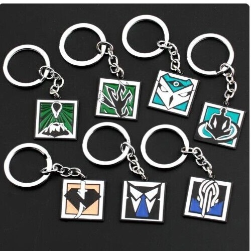 Rainbow Six 6 Siege 1PC Metal Keychain With Your Favorite Operator | eBay