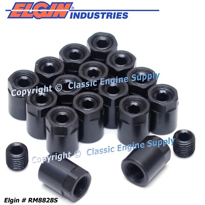 Elgin RM8828S Rocker Arm Poly Lock Nut Set For 3/8" Studs .550" x 0.705 ...