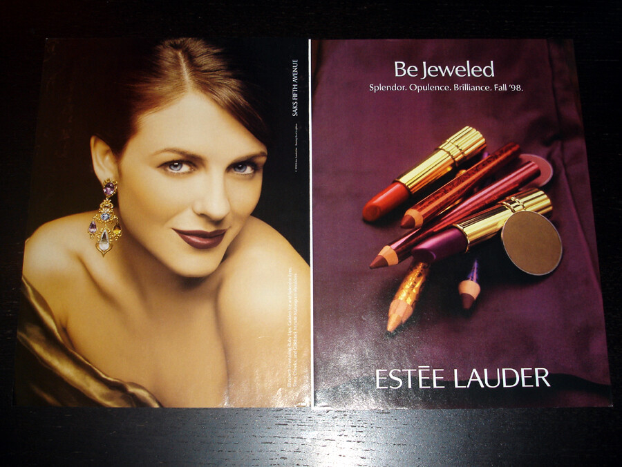 Estee Lauder Ad Lipstick