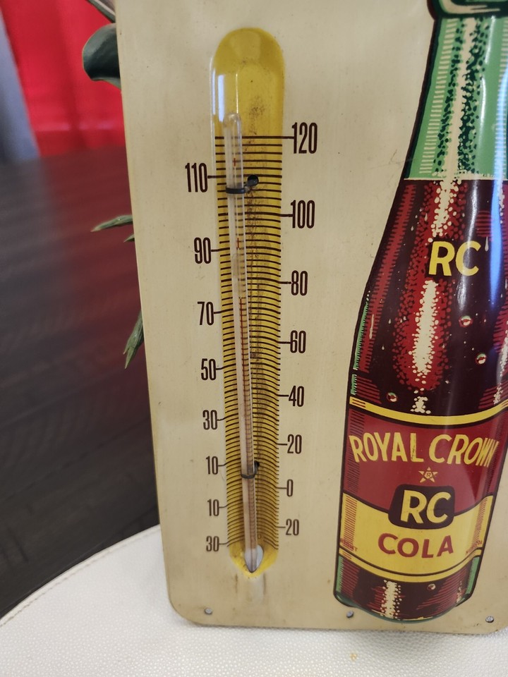 Vintage 1950's Advertising RC Royal Crown Cola Thermometer | eBay