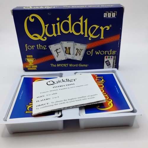 QUIDDLER The Short Word Game Fun / Family Card Game 9780963469151 | eBay