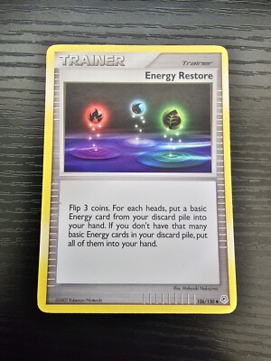 Energy Restore - Diamond & Pearl: Diamond & Pearl (106/130) - HP ...