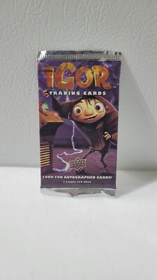 2008 Upper Deck Igor Trading Card Pack SEALED | eBay