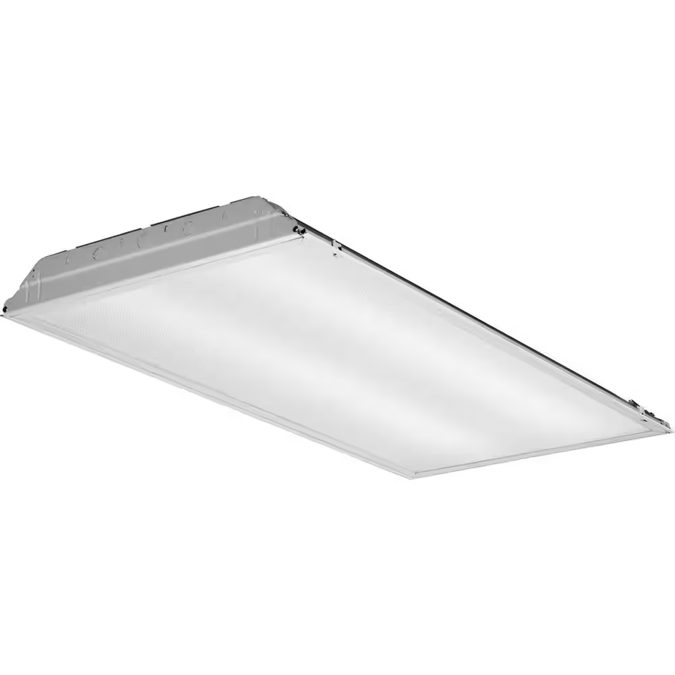 Lithonia Lighting Recessed Troffer LED 2' x 4' 4000-Lumens 120V ...