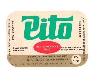 Czech Republic Beer Label - Severomoravske Pivovary Prerov - Pito | eBay UK