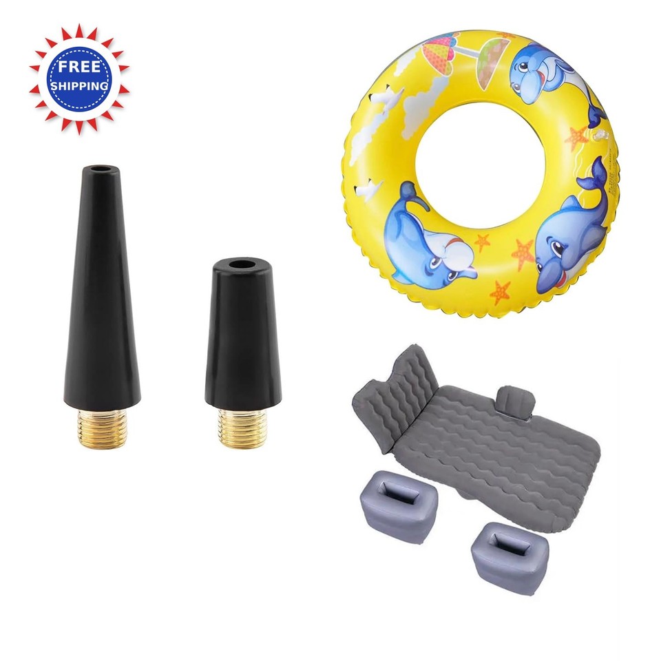 Tire Inflator Air Compressor Adapter Kit 4pcs Portable Ball Pump Needle ...
