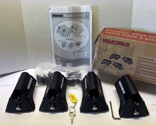 Yakima Railgrab Rooftop Rack Towers #00138, With Locks, One Key 145. | eBay