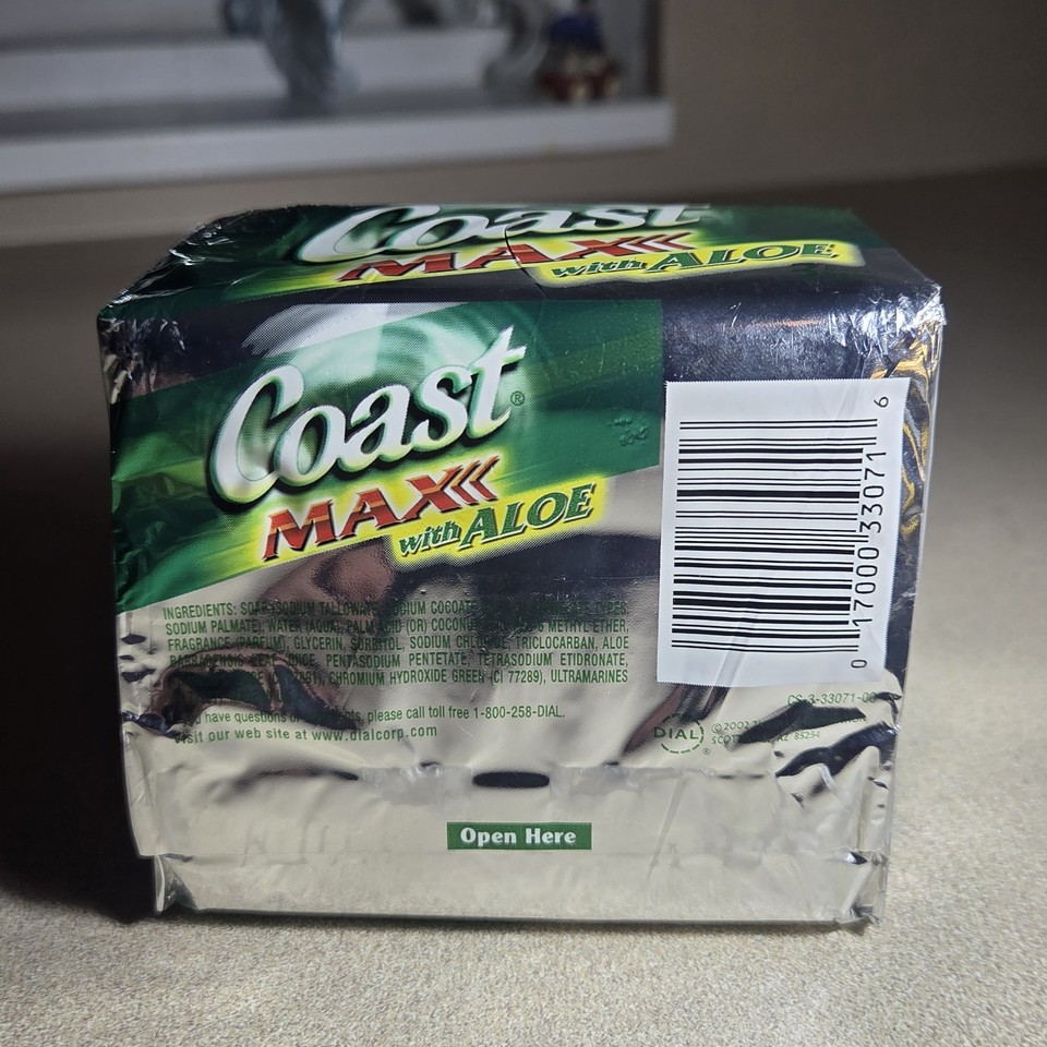 Vintage Coast MAX With Aloe Deodorant Soap 3-Bar Pack - 4.5oz Each ...
