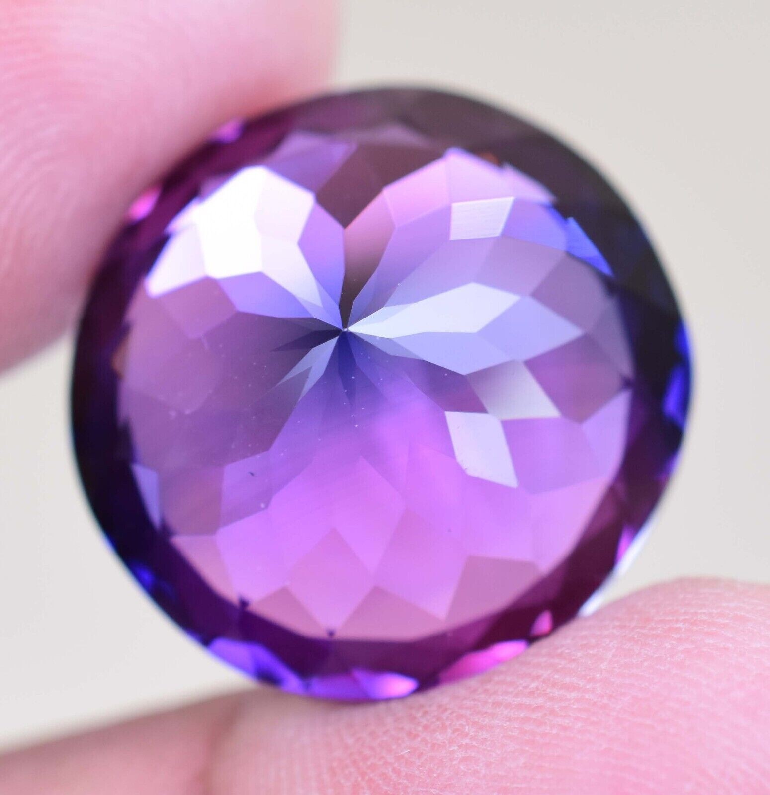 35 Ct Natural Bi-Color Sapphire Certified Round Cut A+ Montana Loose ...