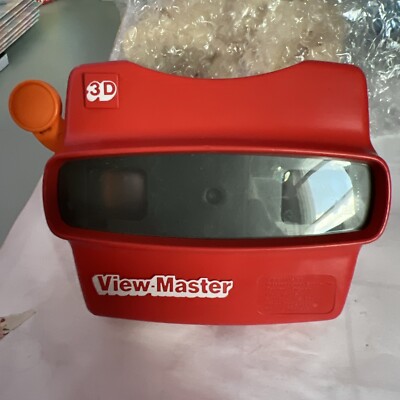 Vintage Red Viewmaster 3D View-Master Viewer Toy, Orange Lever (1998 ...