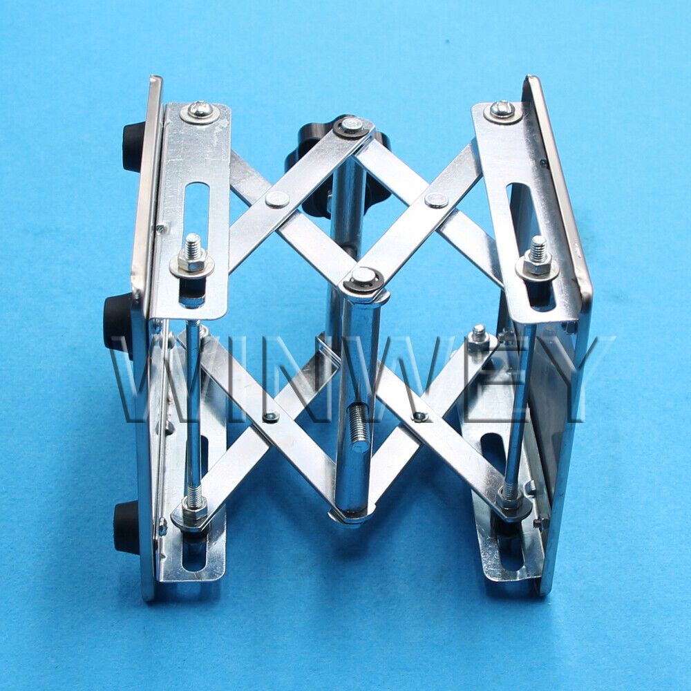 6'' Hi-Q Stainless Steel Lab Stand Table Scissor Lift laboratory Jiffy ...