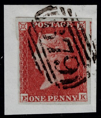 1841 1d Red Pl 169 EK 4m Crisp 679 ST HELENS Big Stamp on Piece Superb ...