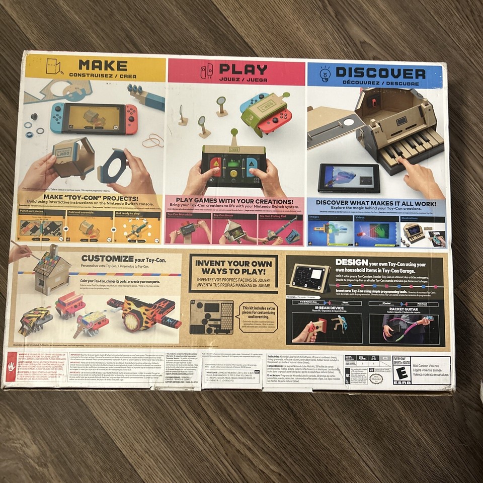 Labo Toy-Con 01 Variety Kit (Nintendo Switch, 2018) 45496591403 | eBay