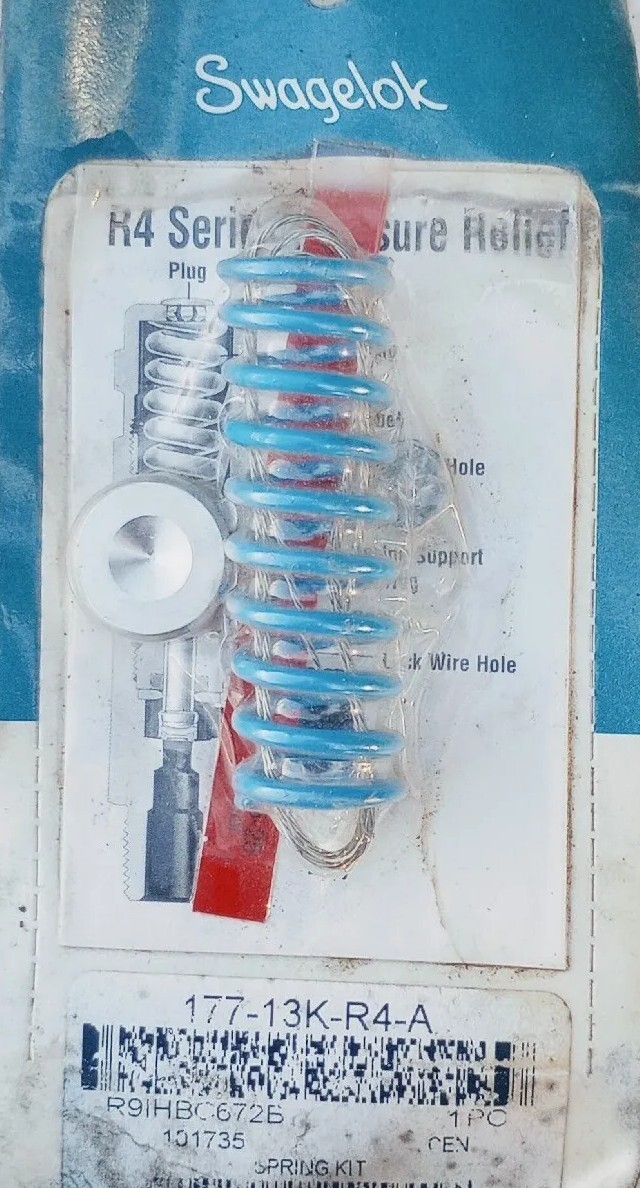 Aw1 Swagelok 177-13k-r4-a Blue Spring KitFor R4 Series Prop Relief ...