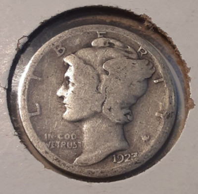 1923-S Mercury Dime 10c San Francisco Mint 90% Silver (#41w-6512/RB1 ...