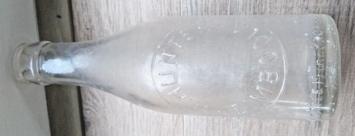 DIMBOOLA H HUNTER Cordial Lemonade Soda bottle 6 oz 1940 Embossed | eBay