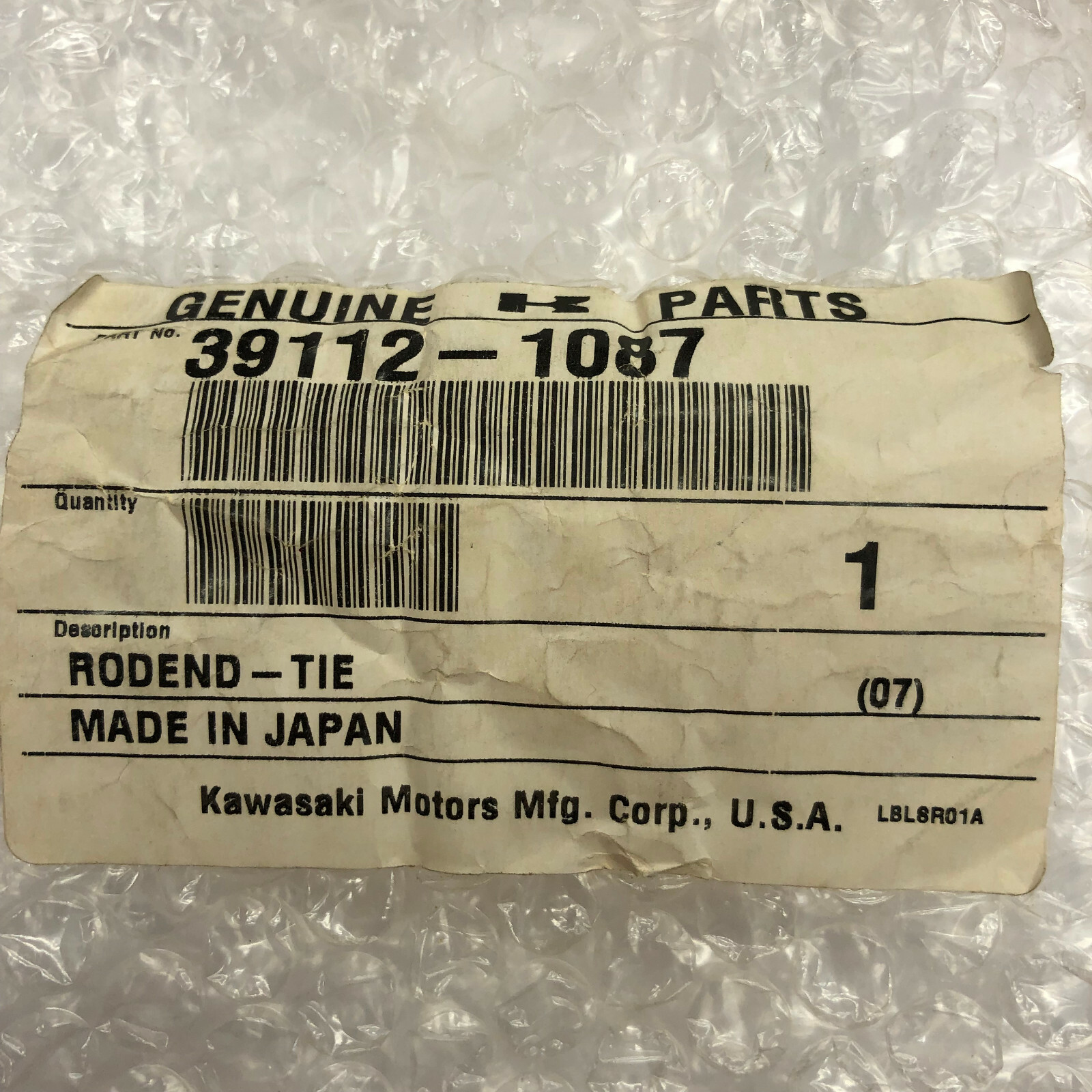 Kawasaki 39112-1087 OEM Tie Rod End Kfx700 KFX 700 for sale online | eBay