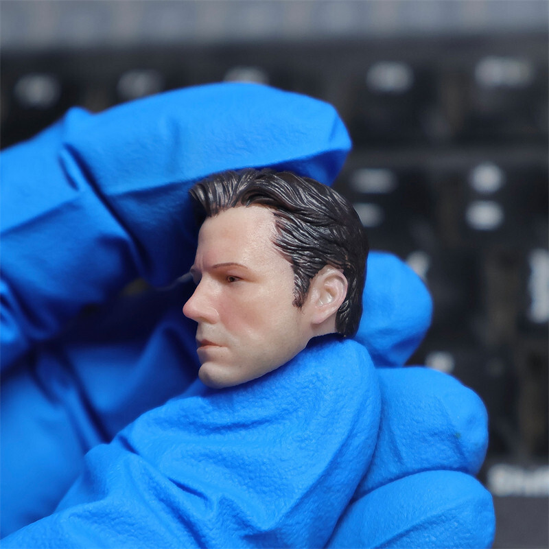 Delicate Paint 1/12 Scale Man Ben Affleck Head Sculpt Fit 6" ML/Hasbro ...