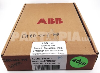 ABB, SPASI23 Analog Input Module, Symphony Plus, ASI23, Firmware Rev. C.0, USA | eBay