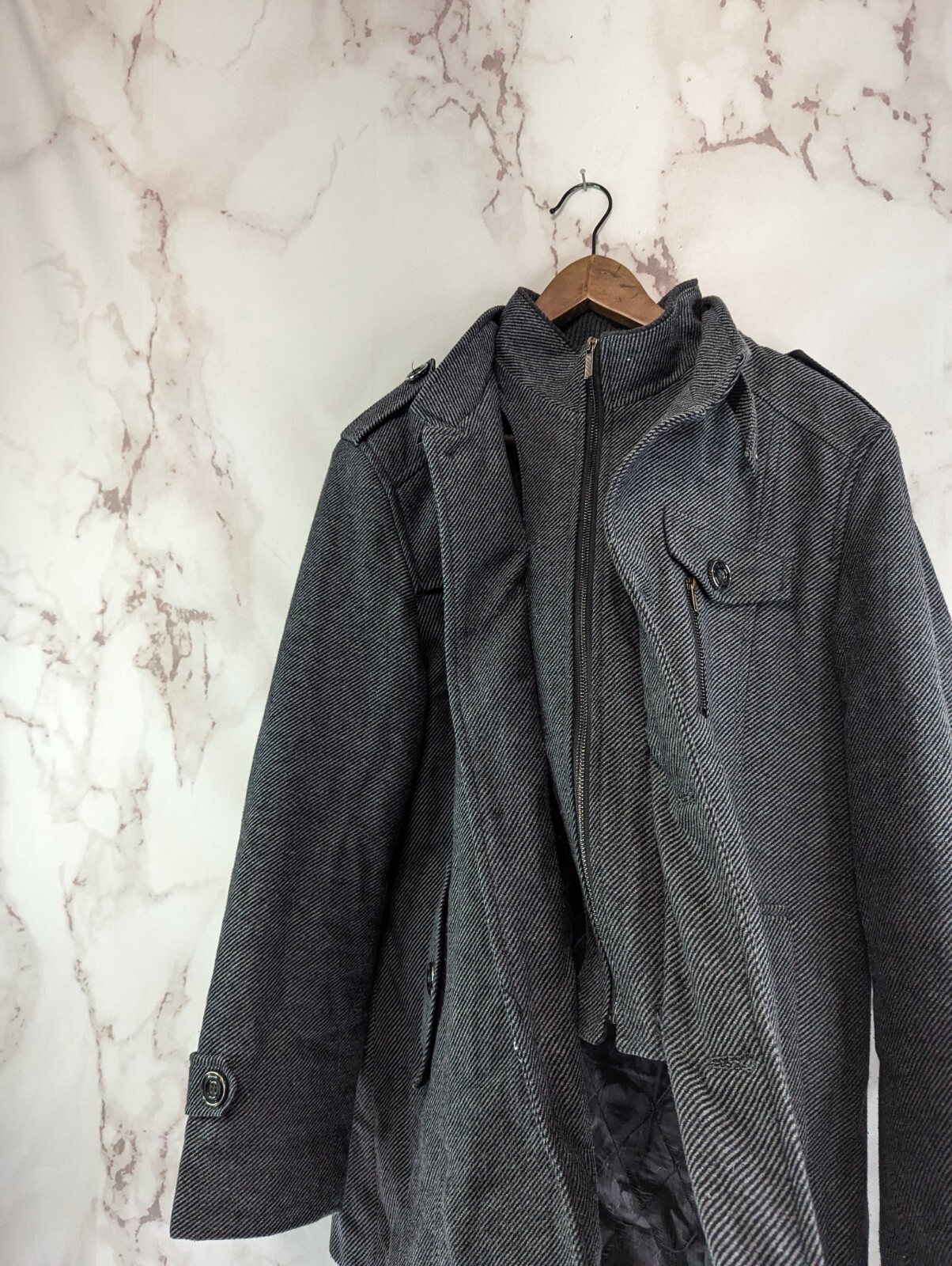 Matchstick Coat Mens XXL Gray Argus Jingpin Business … - Gem