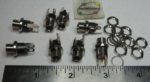 Male Panel Mount Jack w hardware 3-Pins - NOS Qty 8 | eBay