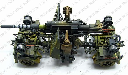 WWII German 88 mm Flak 36 the eighty-eight artillery gun 1/72 finished ...