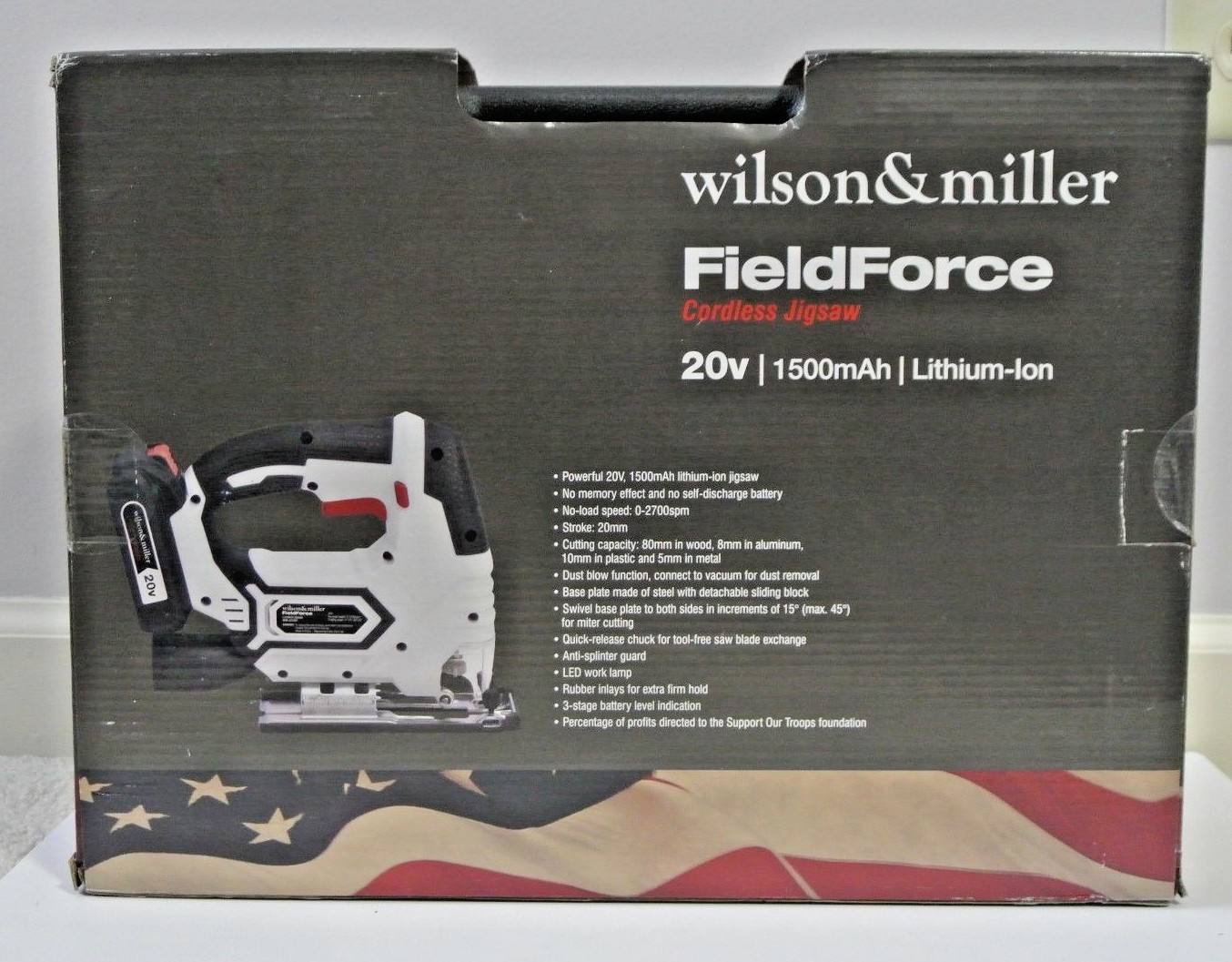 Wilson+%26+Miller+Fieldforce+Cordless+Jigsaw+20v for sale online | eBay