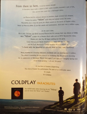 COLDPLAY ORIGINAL (UNFRAMED) 2001 magazine PROMO AD | eBay