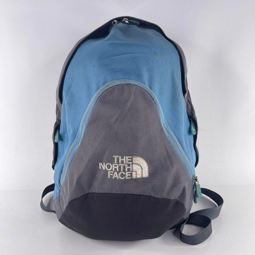 The North Face Pandora Hiking Backpack Blue Gray School Casual everyday ...