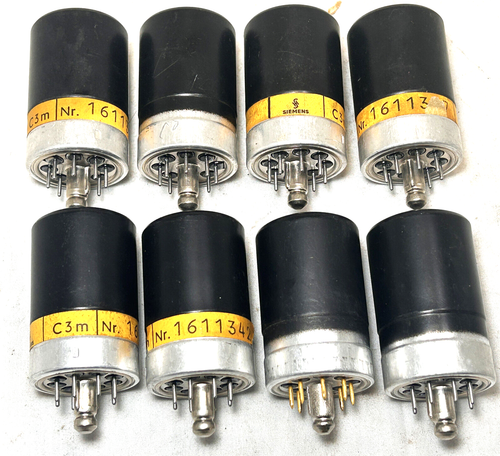 Vintage Lot 8 of Siemens C3M Vacuum Tubes Ham Radio Amp Electronic Part ...